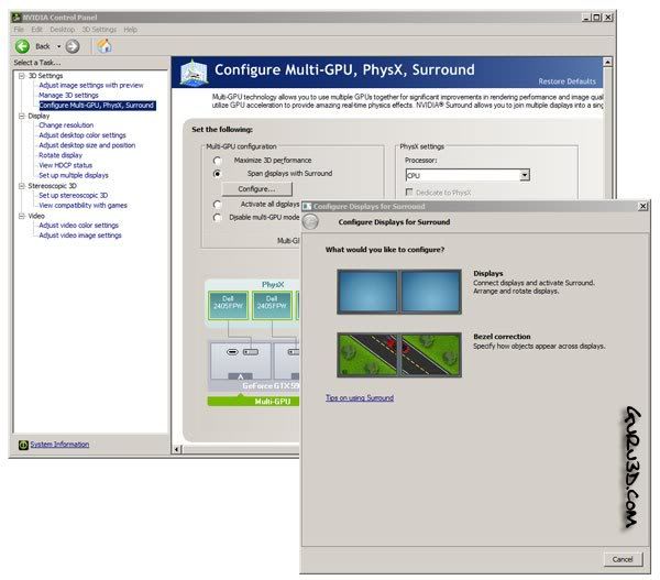 AMD HD-5970/6990 Eyefinity vs NVIDIA GTX-590 Surround
