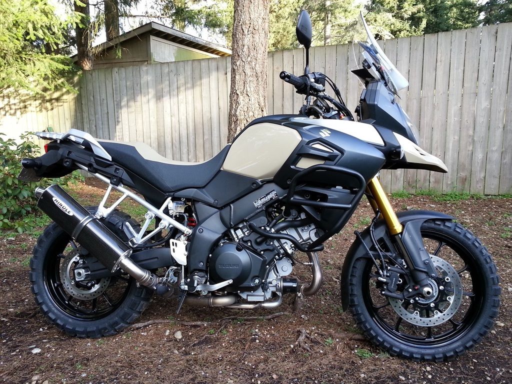 TKC 80 front, Shinko big block rear - Stromtrooper Forum : Suzuki V ...