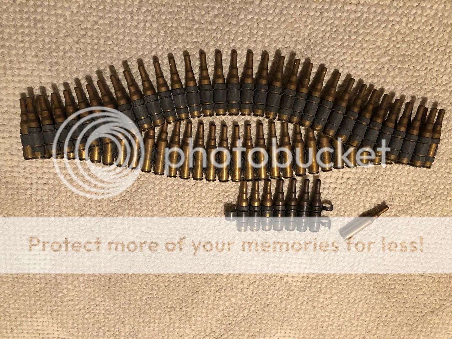 WTS Belt of 7.62 (fired) blanks in M13 links - AR15.COM