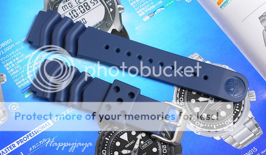 [ FOR SALE ] SEIKO Diver's Rubber Strap Z20 20mm and Z22 22mm in BLUE ...
