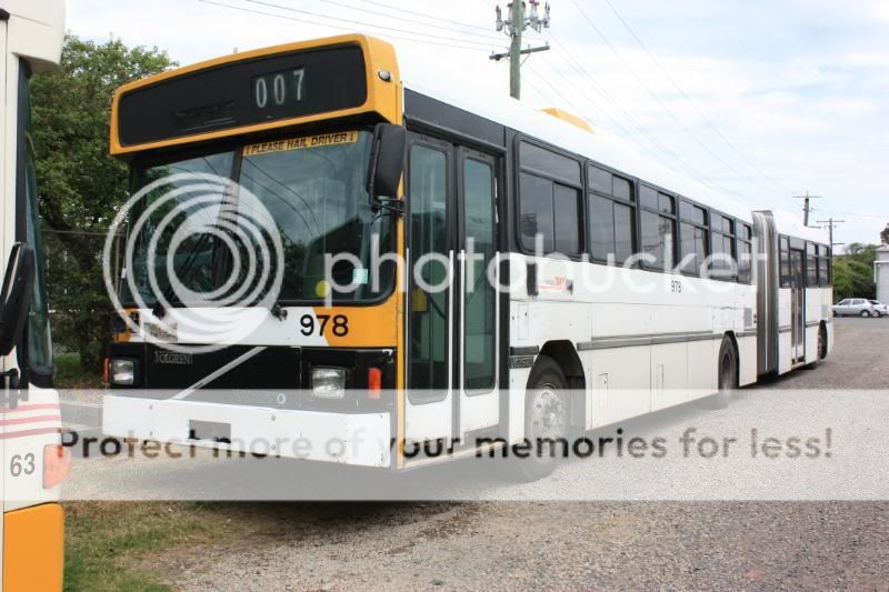 Ex BT Volvo B10M, Volgren artics for Grenda Comp.