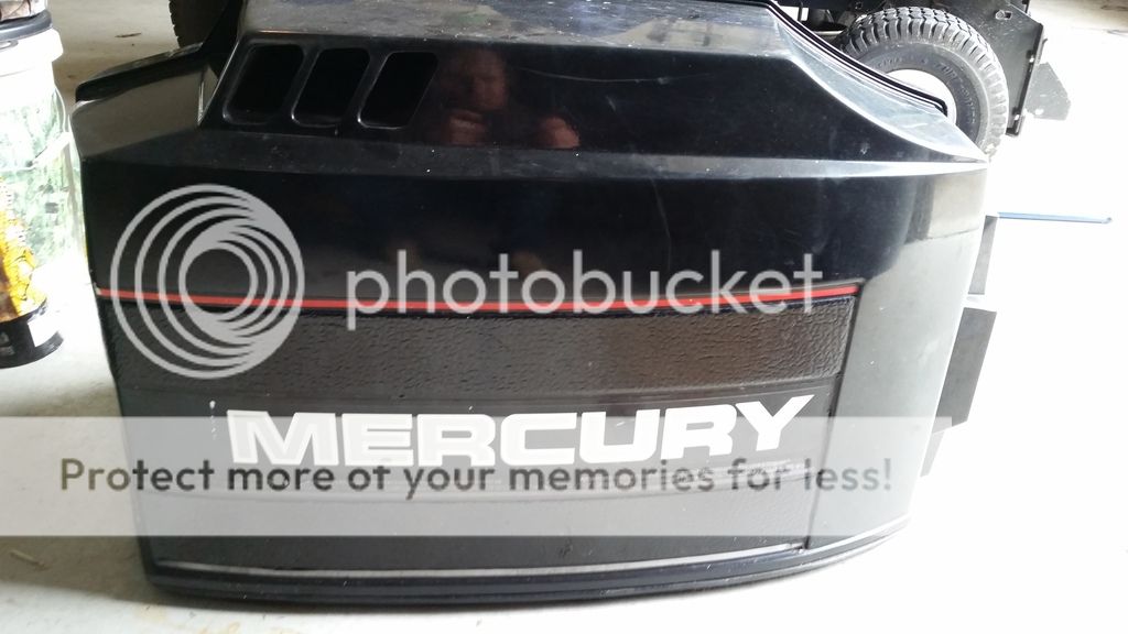 Merc 200 Black Max motor cowling | BASS BARN